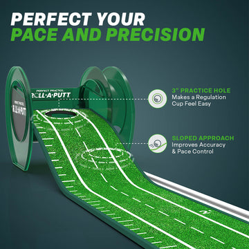 Roll-A-Putt Putting Mat | Perfect Practice Putting Mats