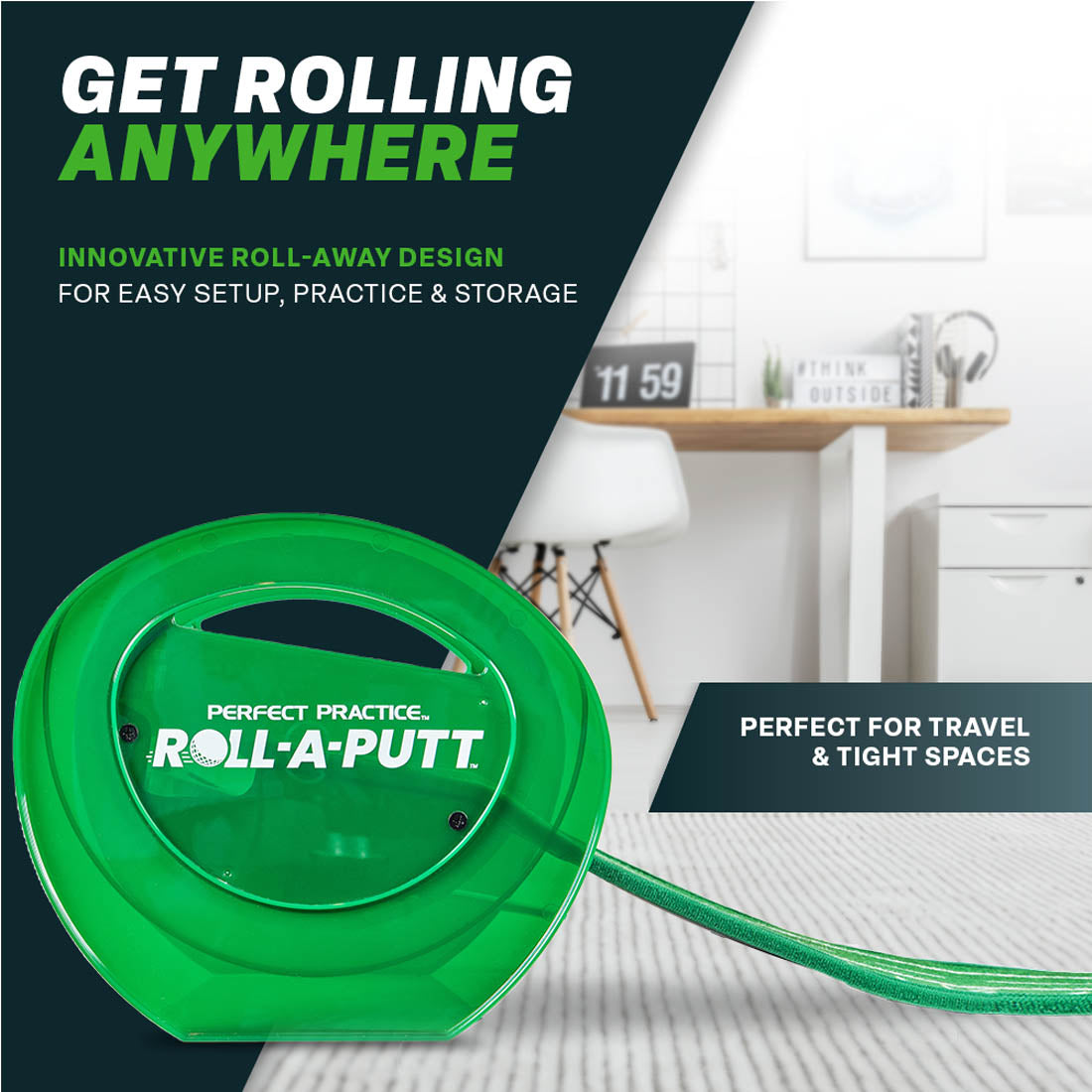 Roll-A-Putt Putting Mat | Perfect Practice Putting Mats